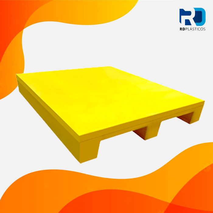 MASTER PALLET DE PLÁSTICO LISO 1,00M x 1,20M - Caixa Plástica | Caixa ...